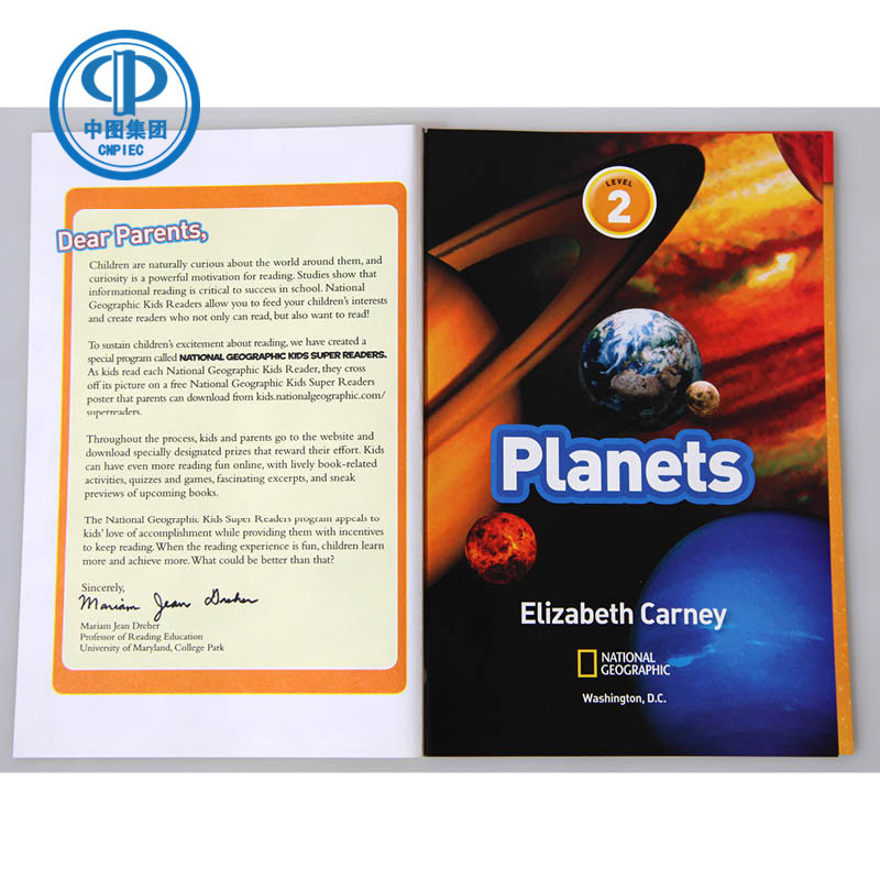 英文原版 National Geographic Kids Readers: Planets国家地理分级阅读：星球低幼儿童英语启蒙绘本进口科普 ...