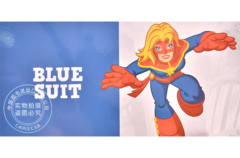 英文原版漫威英雄辨色书幼儿认知早教辅助认识颜色(2—4岁)硬纸书 Mighty Colors中图_虎窝淘