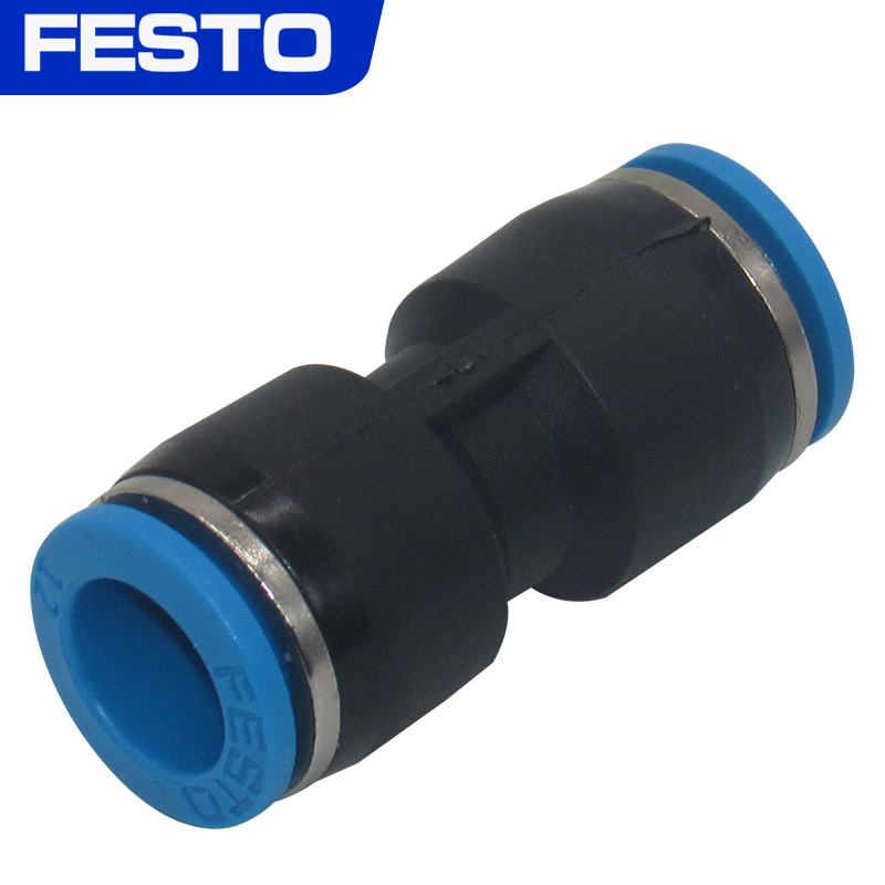 FESTO费斯托气管软管气动接头直通塑料快插 QS-4/QS-6/QS-8/10/12_虎窝淘