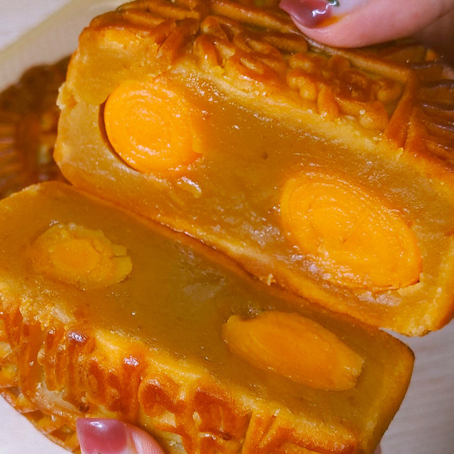 Guangzhou Tiandi Yipin Double Yellow White Lotus Paste Moon Cake Salted ...