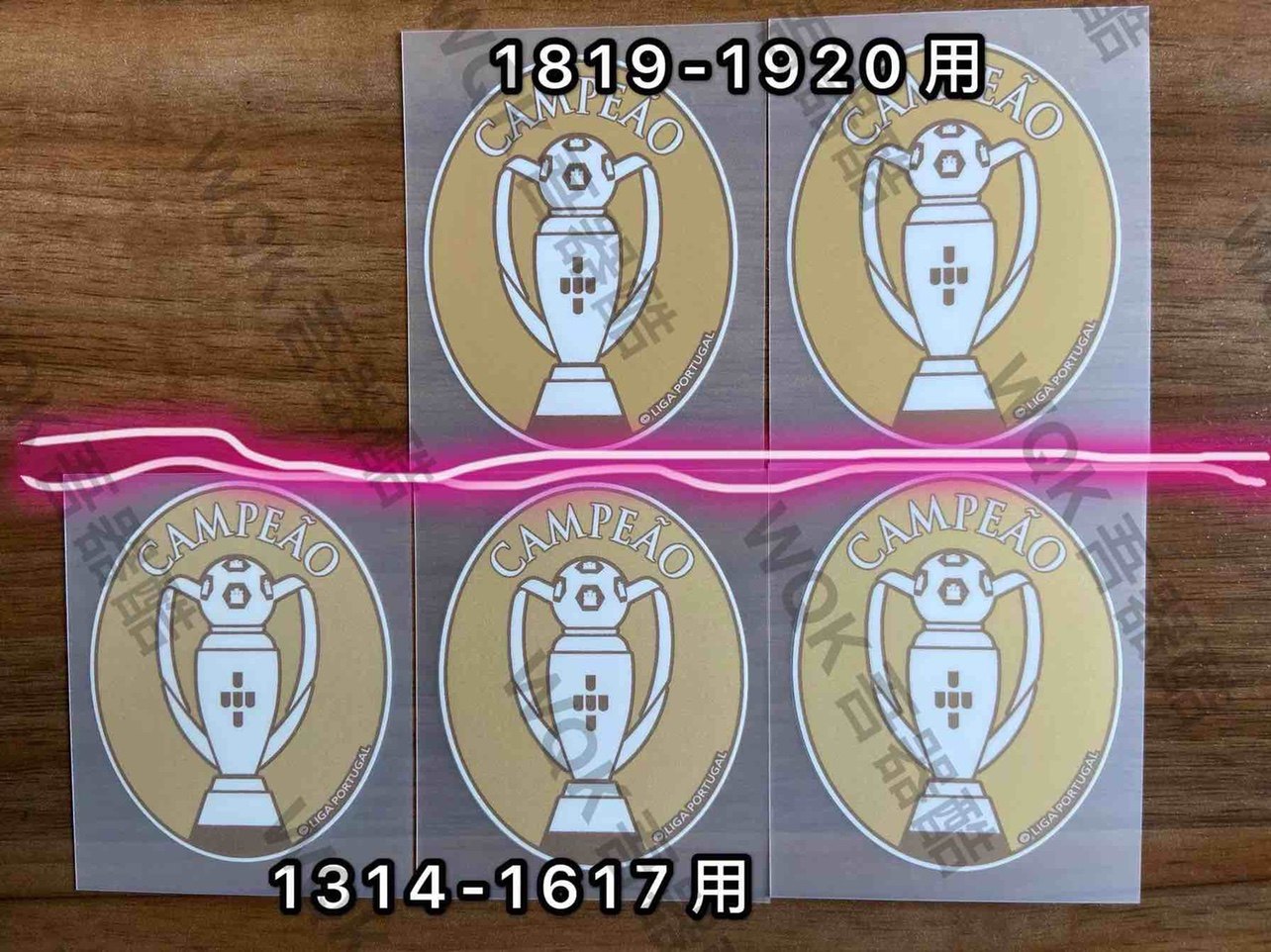 葡超联赛2324赛季通用臂章卫冕金盾 19202122各赛季章 波图本菲卡_虎窝淘