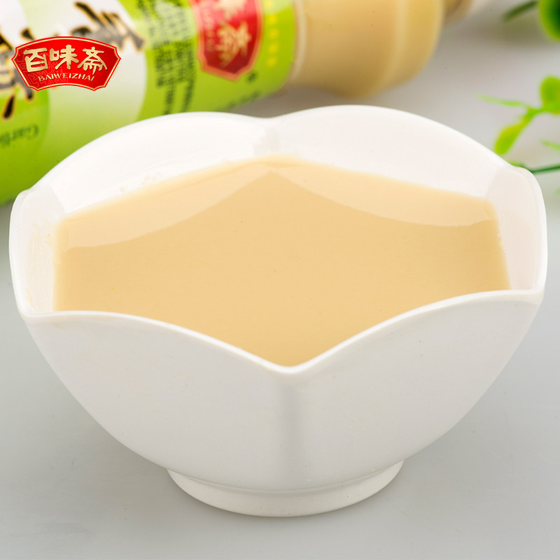 百味斋香蒜汁食用200ml*3瓶凉拌黄瓜炒菜家用调味浓缩大蒜酱汁_虎窝淘