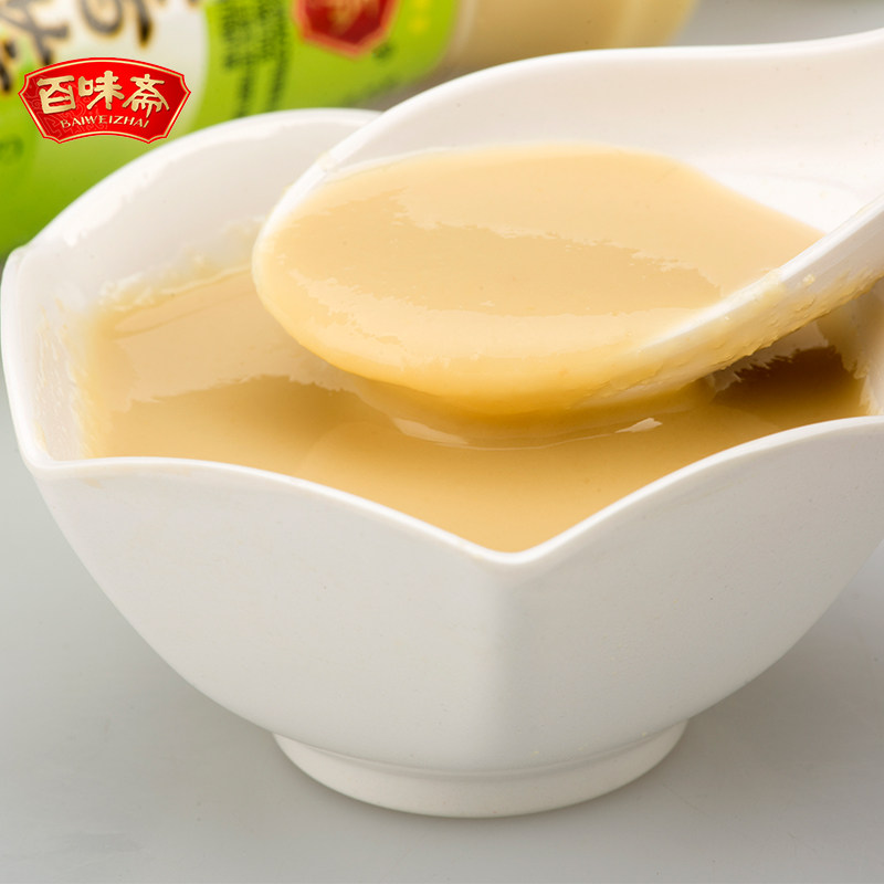 百味斋香蒜汁食用200ml*3瓶凉拌黄瓜炒菜家用调味浓缩大蒜酱汁_虎窝淘