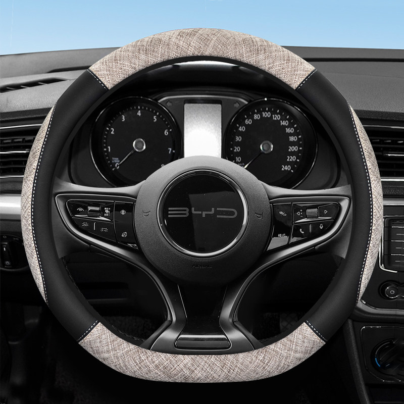 比亚迪海豹海豚e2元f3宋pro秦plus/dmi汉ev宋max海鸥四季方向盘套_虎窝淘