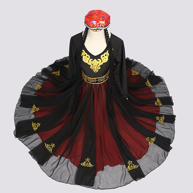 Xinjiang Dance Services Weibu Big Skirt National Stage Table ...