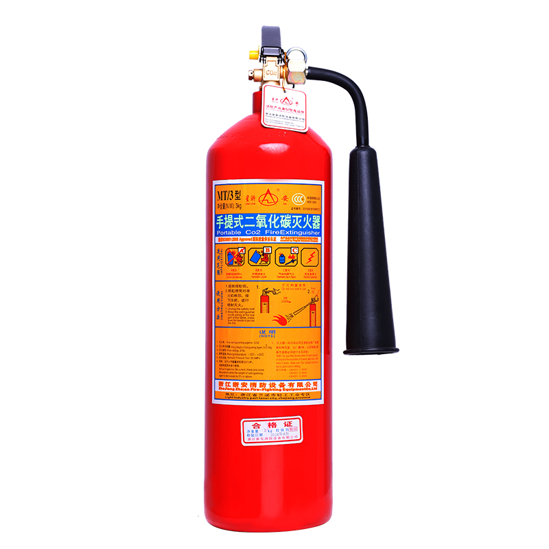 星浙安手提式二氧化碳灭火器CO2干冰灭火器2/3/5/7KG配电机房消防_虎窝淘
