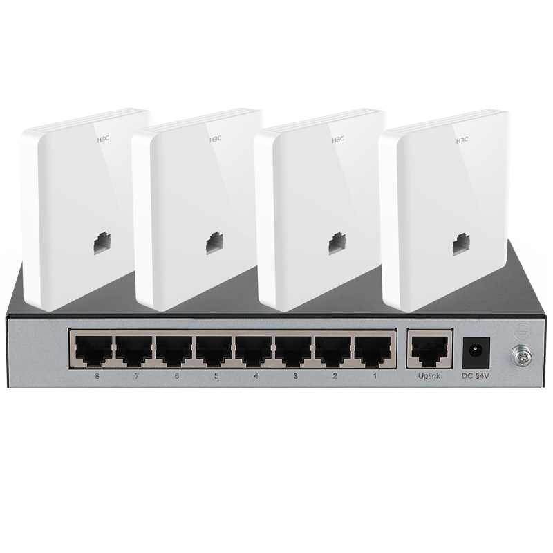 H3C新华三千兆AP路由器全屋wifi套装覆盖吸顶无线AP面板86入墙1200M千兆双频poe交换机AC双WAN口家用5G别墅_虎窝淘