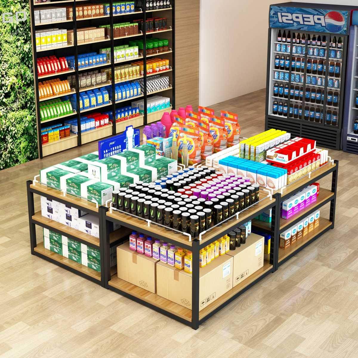 饮料货架摆放效果图,饮料摆放造型图片,饮料摆放简单造型图片_大山谷图库