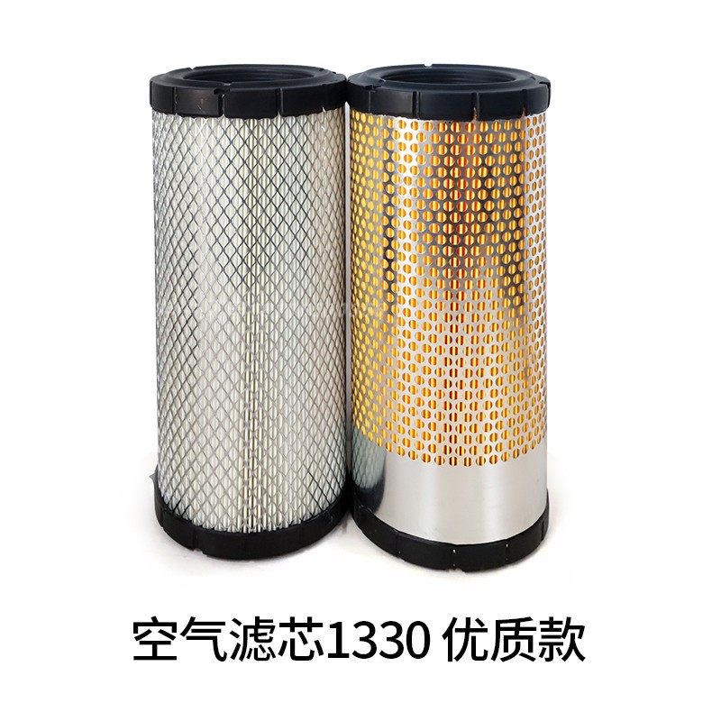 叉车空气滤芯K1330单芯K1331滤清器空气格杭叉合力龙工叉车配套_虎窝淘