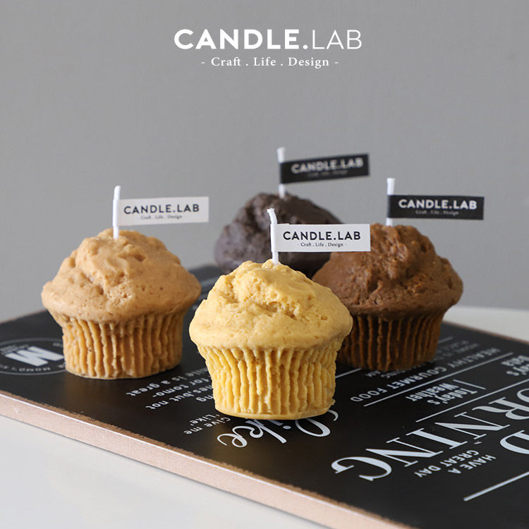 CANDLE.LAB|逼真麦芬蛋糕DIY香薰石膏蜡烛扩香石手工硅胶模具07_虎窝淘