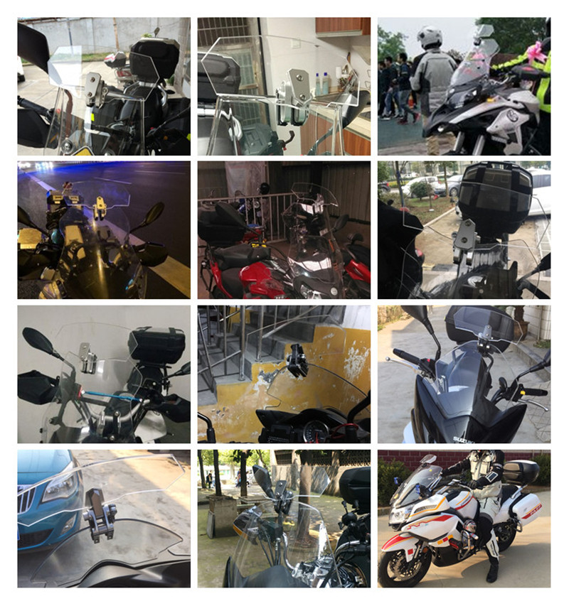 适用于贝纳利TRK502C/X BJ500黄龙巡航加高小风挡挡风玻璃配件_虎窝淘