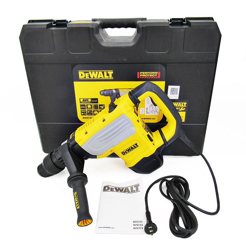 DEWALT得伟D25733K五坑重型大功率1600W电锤电镐冲击钻10KG级48mm_虎窝淘