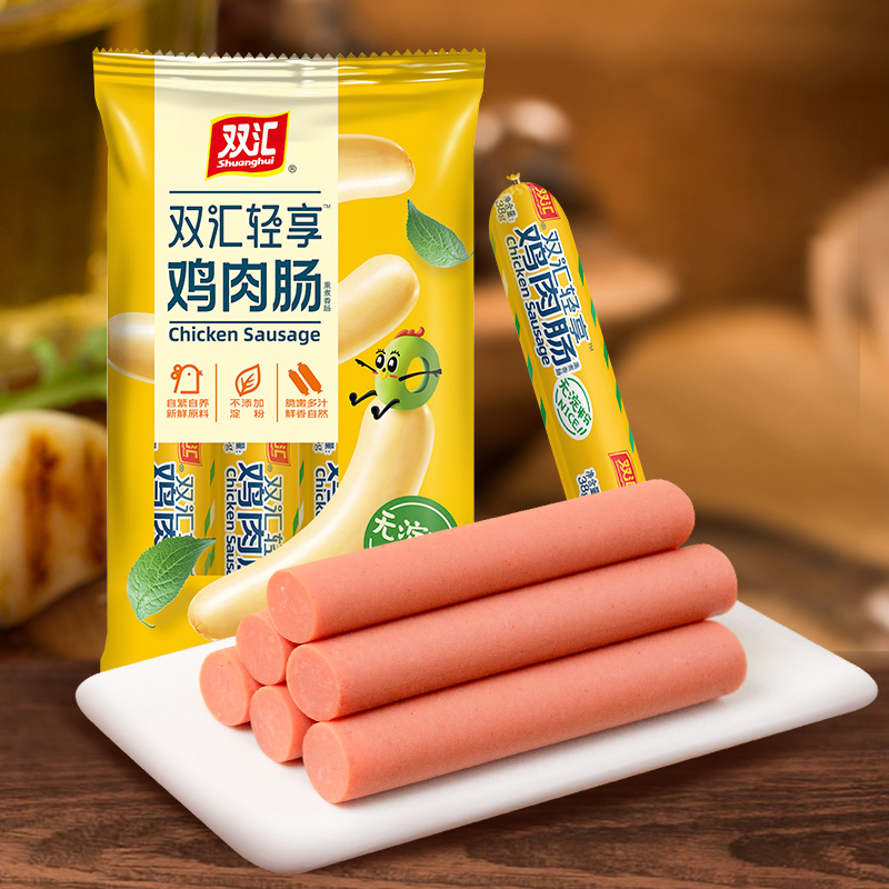 双汇轻享鸡肉肠380g零食香肠优级火腿肠即食肉肠官方旗舰店_虎窝淘