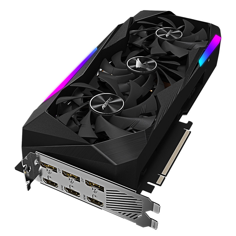 技嘉 RTX3060 12G RTX3060Ti 8G魔鹰雪鹰AORUS台式机游戏独立显卡_虎窝淘
