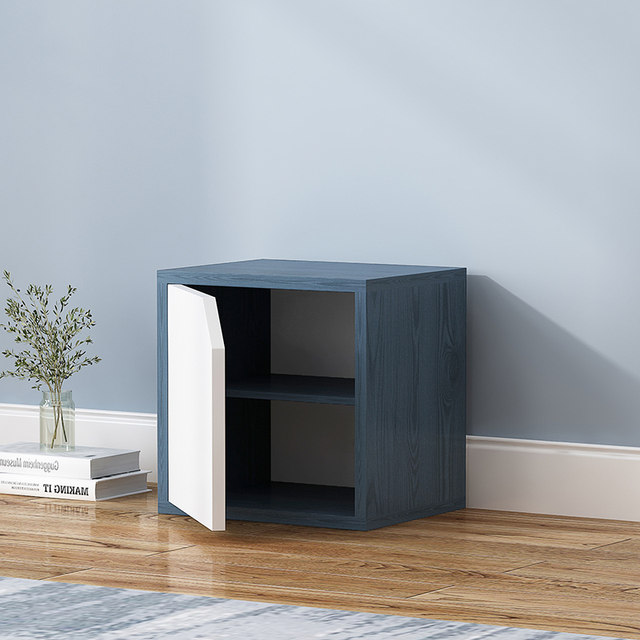 Grid cabinet modern simple small cabinet economical small bookcase ...