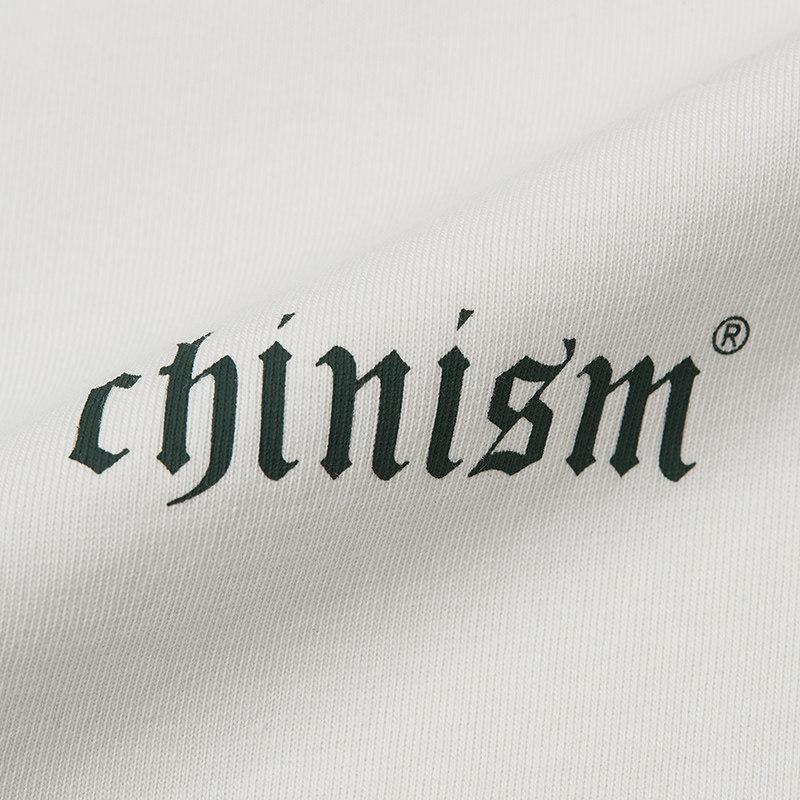 CHINISM CH撞色插肩男生短袖T恤潮牌美式夏季简约半袖男宽松高街_虎窝淘