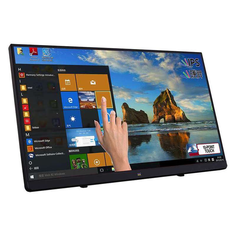 优派VS16453 21.5英寸十点电容触摸显示器硬屏HDMI DP接口TD2230_虎窝淘