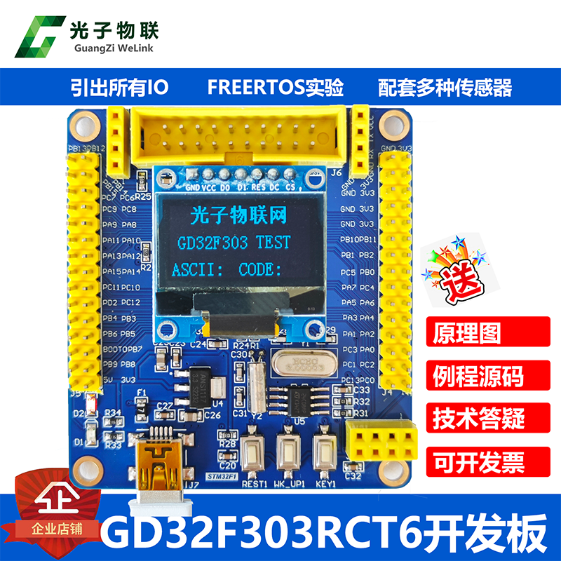 GD32F303开发板入门指南：从引脚图到上手实操 - 淘江湖