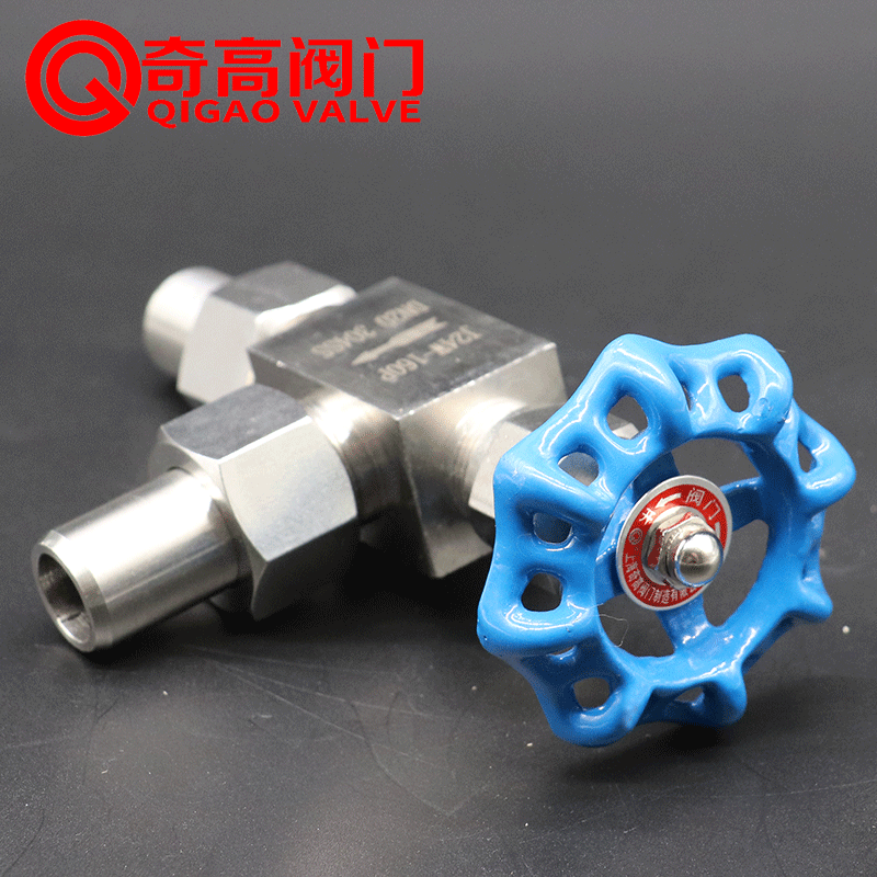 304不锈钢角式焊接针型阀 J24W-160P高压针型阀/截止阀DN6-DN25_虎窝淘