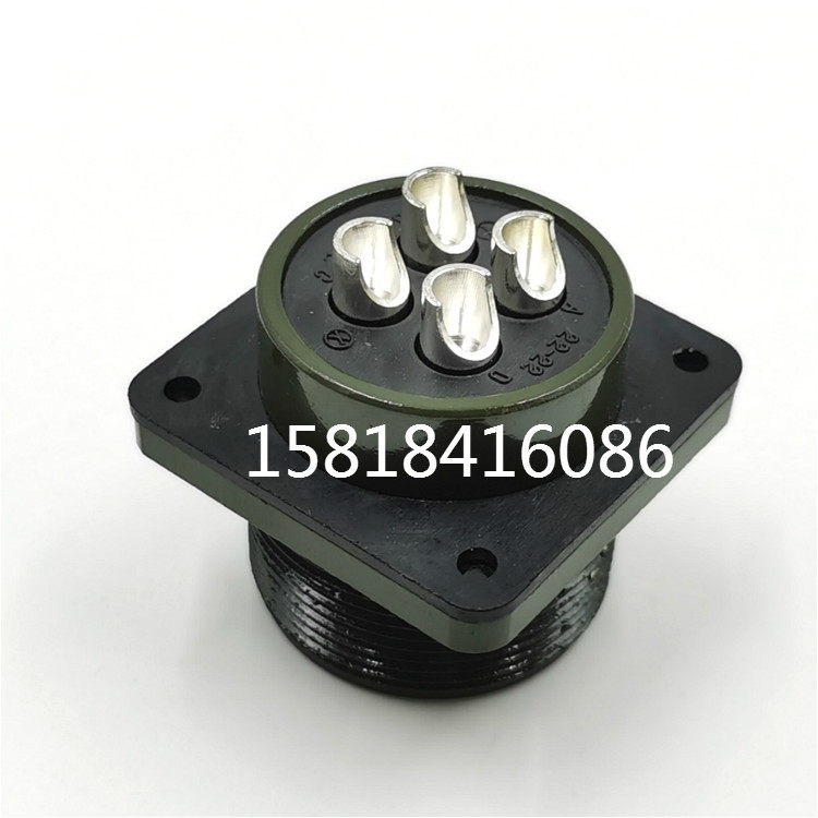 发那科安川三菱伺服电机动力线插头电动线航空插头18-10S 22-22S_虎窝淘