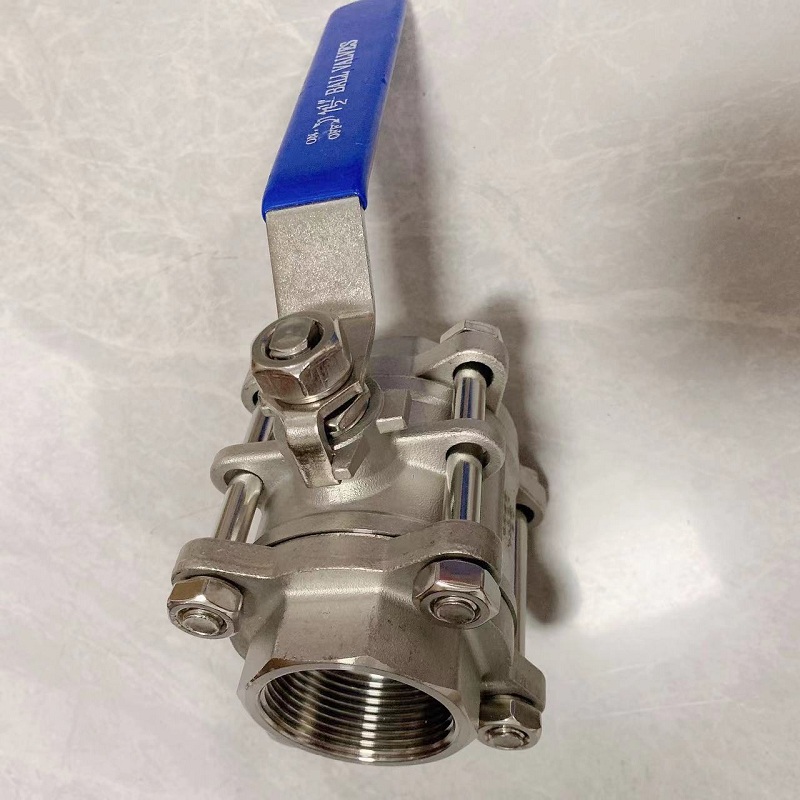 三片式重型球阀Q11F-40P Q61F-40P内螺纹对焊接高压球阀1000WOG_虎窝淘