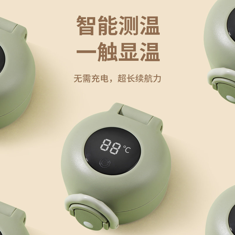 史努比智能保温杯女高颜值简约316不锈钢杯子男学生便携弹扣水杯_虎窝淘