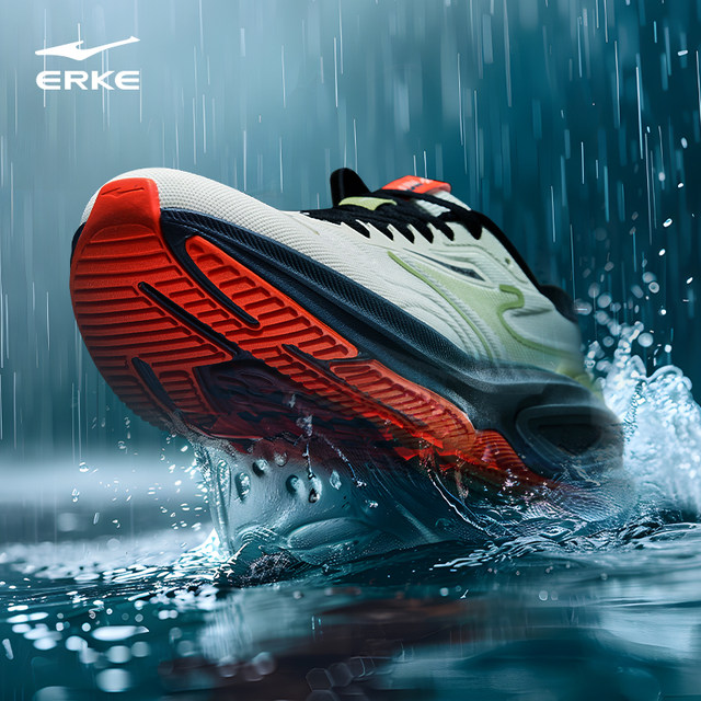 Shuttle 3 Hongxing Erke running shoes men's shoes new water-splashing ...