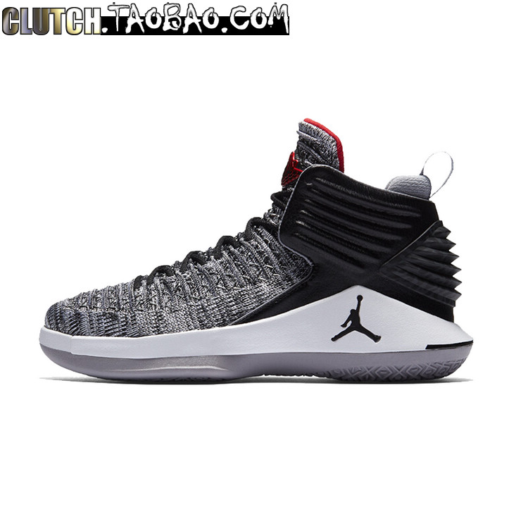 决战时刻- Air Jordan 32 Low BG AJ32实战篮球鞋黑灰 AA1254-002_虎窝淘