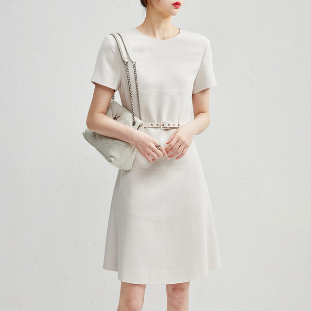 Rong Mei Val* elegant light dress with three acetic acid dress classic ...