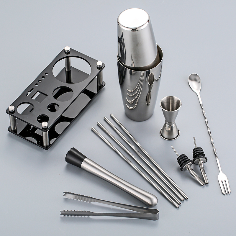 不锈钢调酒器套装摇酒杯调鸡尾酒调酒工具专业雪克杯酒吧调酒器具_虎窝淘