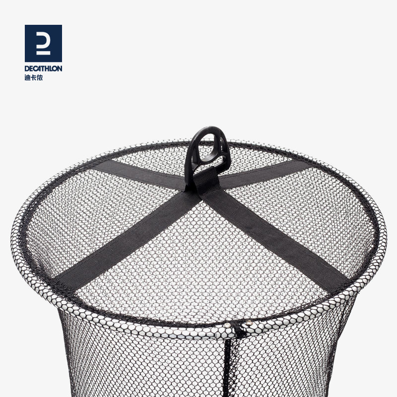 迪卡侬鱼护网加厚兜渔户装鱼网兜涂胶渔具便携鱼护速干OVFI_虎窝淘
