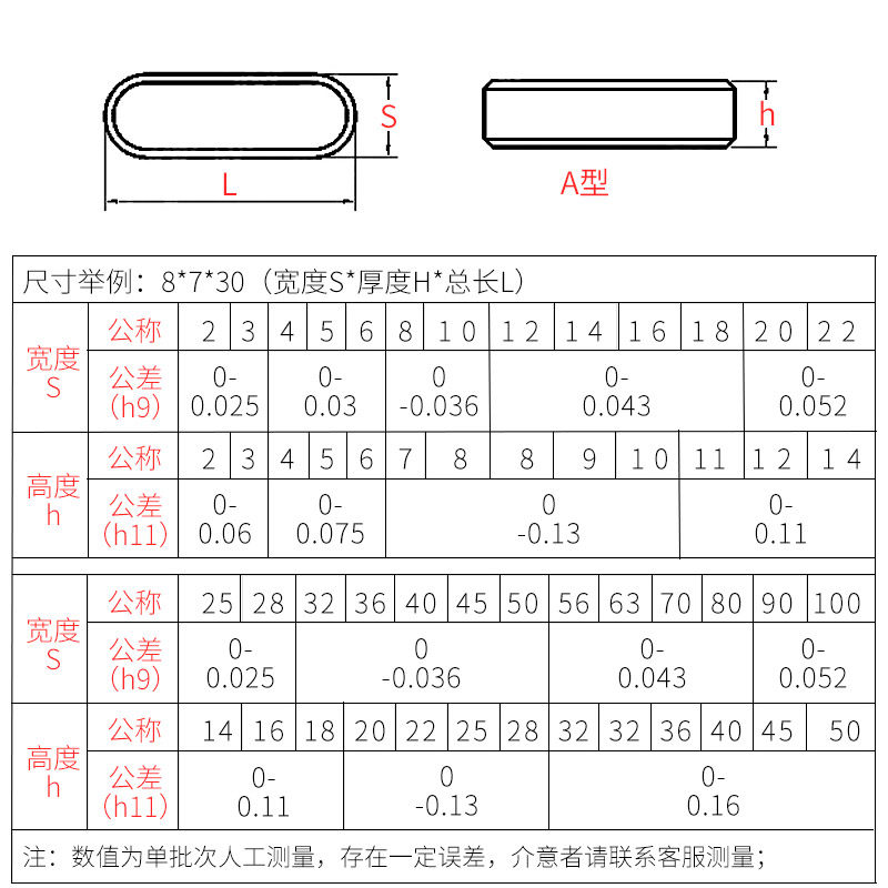 国标304不锈钢平键销半圆方销键轴销横销方键销定制M8/M10/M12_虎窝淘
