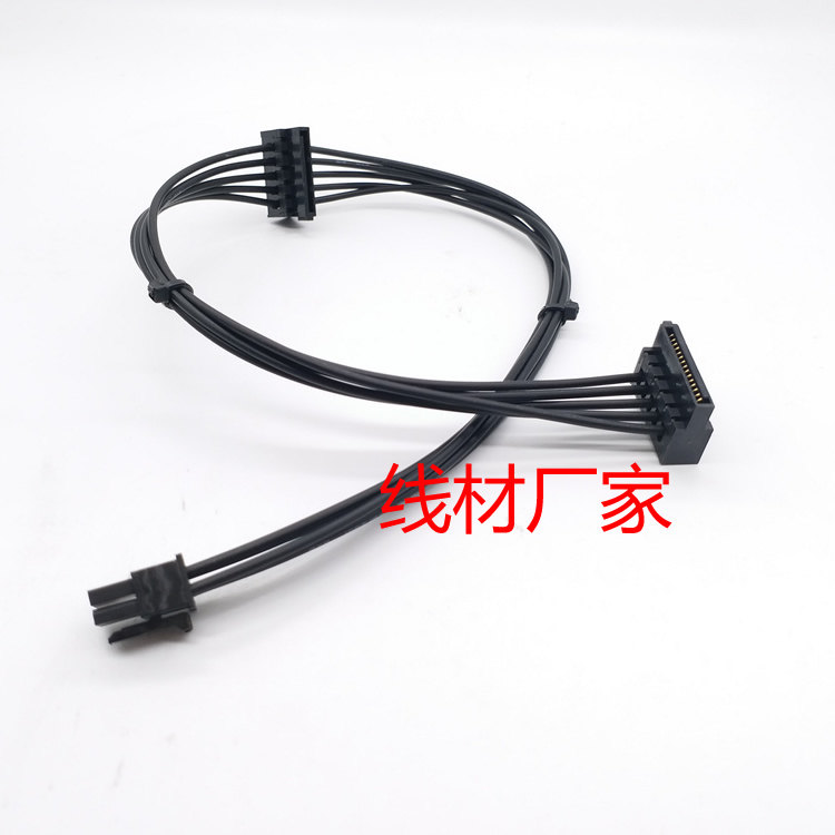 戴尔3668 3650 3660 3268主板迷你小6P转硬盘SSD电源线双SATA供电_虎窝淘