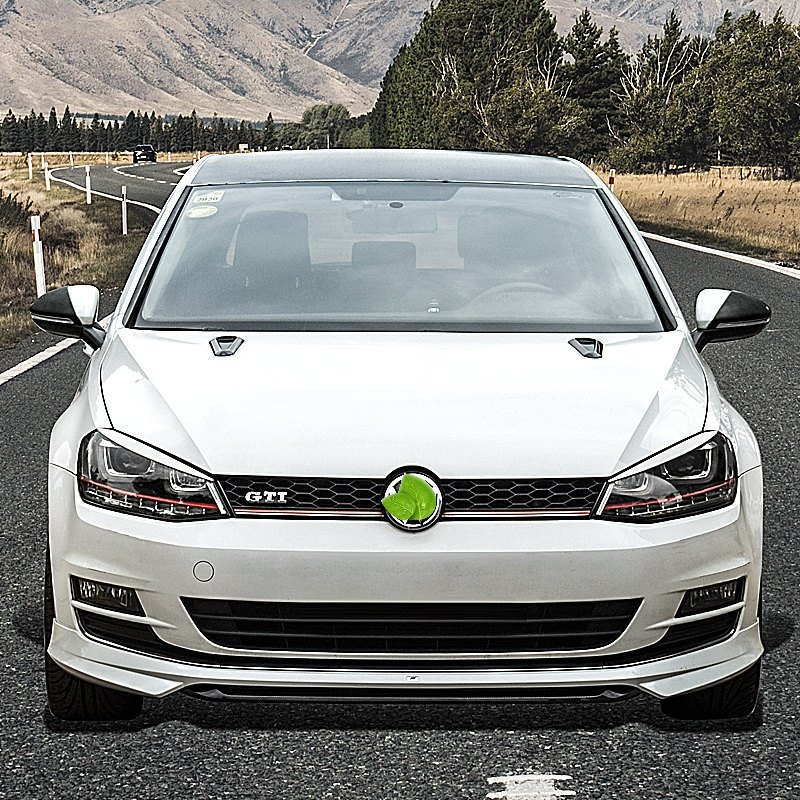 大众高尔夫7/7.5前唇前铲小包围GOLF7改装一体式小包围简易加装_虎窝淘