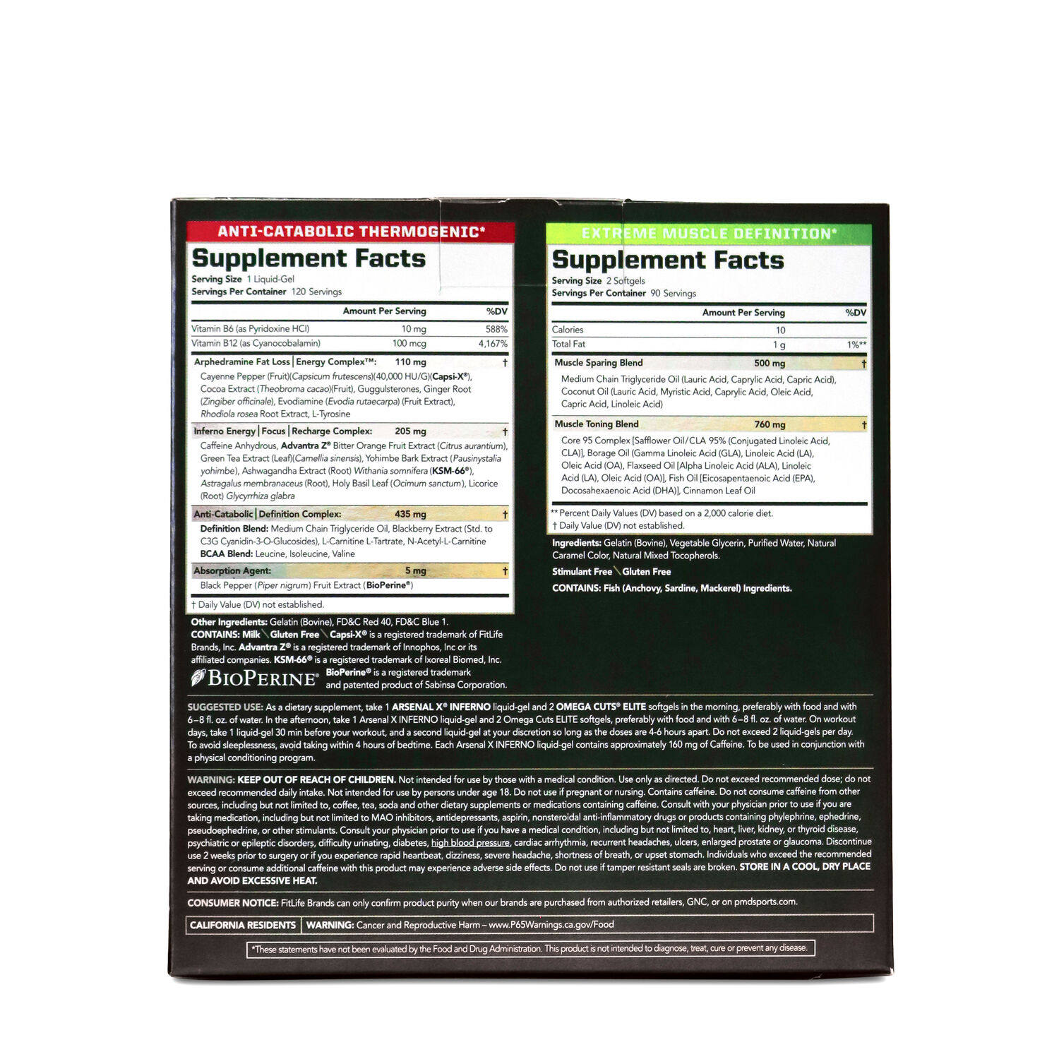 新品美国PMD Inferno Stack Arsenal X Omega Cuts高端地狱减燃_虎窝淘