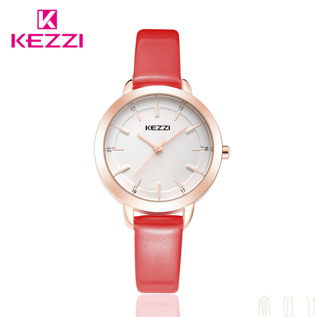 珂紫KEZZI正品牌子韩国版潮流行时装防水石英简约休闲气质女手表_虎窝淘