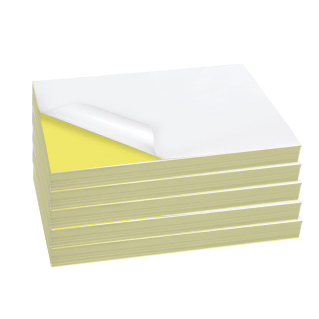 A4 self-adhesive printing paper 100 sheets of printing stickers a4 ...