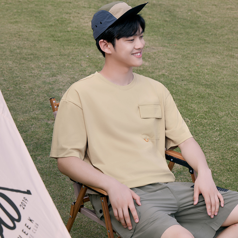 361运动t恤男士2023夏季新款宽松休闲运动服男子圆领轻薄透气短袖_虎窝淘