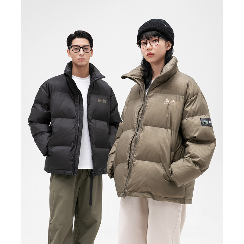 Adam freak日系户外露营机能指南针小格子棉衣男女潮加厚保暖外套_虎窝淘