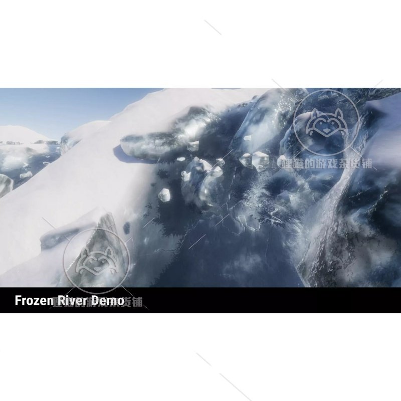 Unity Ice World 2.0.5 最新版 冰雪世界场景_虎窝淘