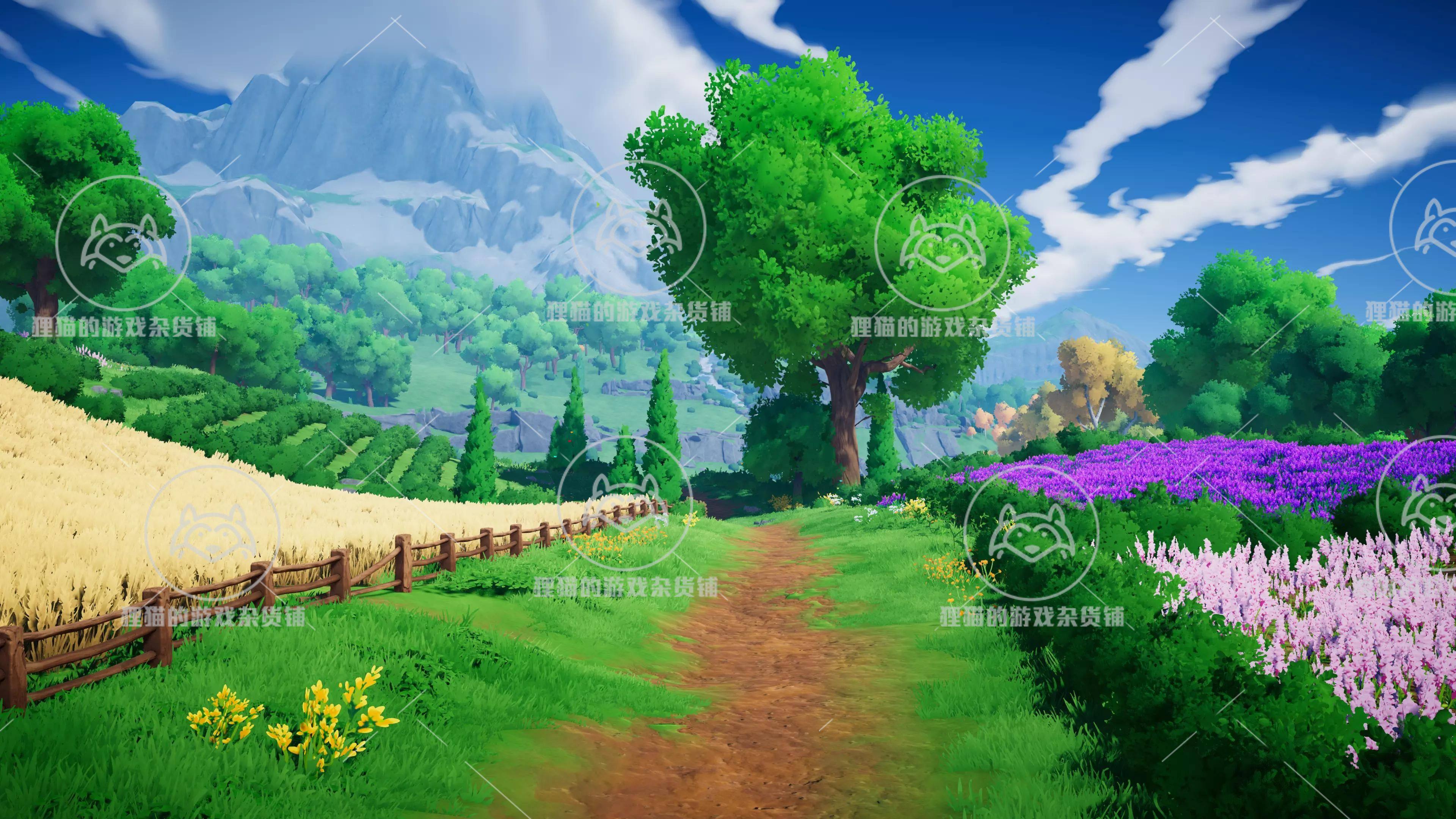 Unity Pure Nature 2 Meadows 2.1包更新自然草地森林场景_虎窝淘