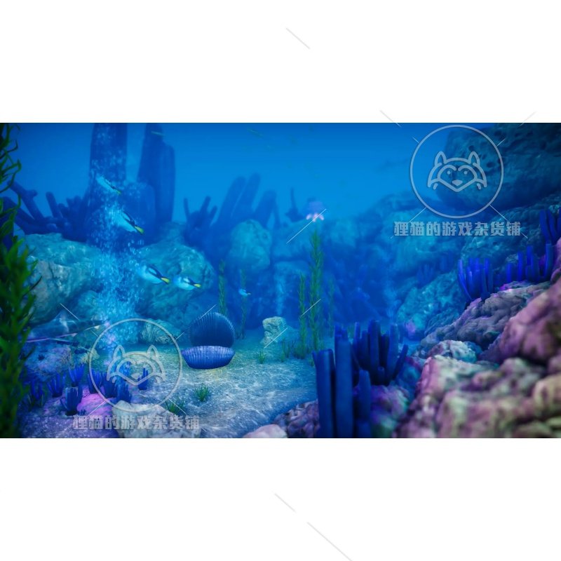 Unity Ocean Environment Pack海底世界场景 1.01_虎窝淘