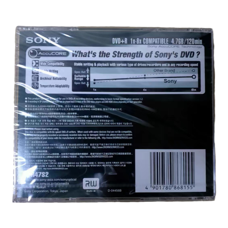 原装Sony/索尼DVD-R+R光盘16X 4.7GB视频高清数据安全空白刻录盘_虎窝淘