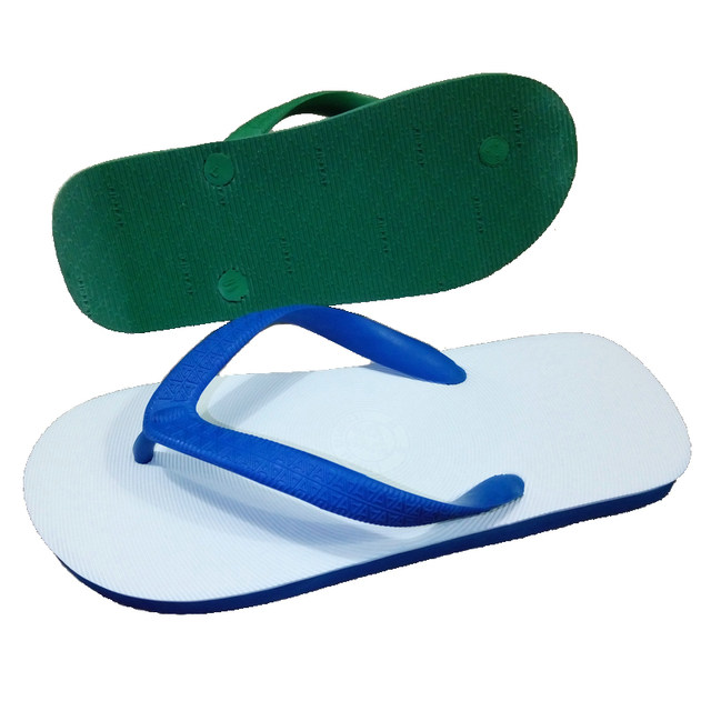 Jintai Triangle genuine white flip-flops imported from Thailand