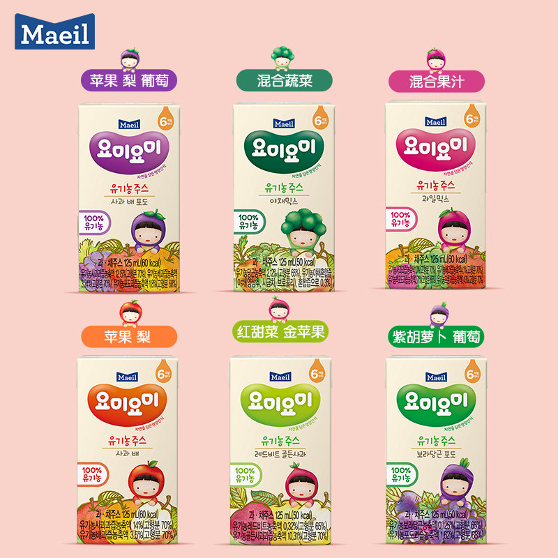 Maeil每日友咪友咪韩国原装进口果汁饮料升级款新包装_虎窝淘
