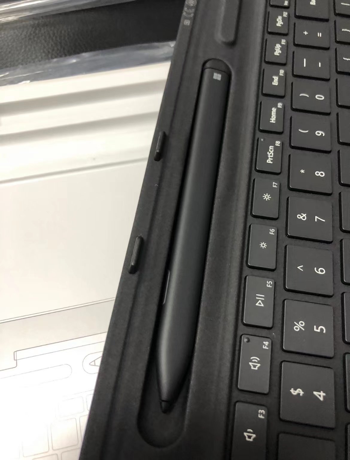 微软surface pro8/9/prox键盘go1/2/3原装特质键盘盖超薄触控笔_虎窝淘