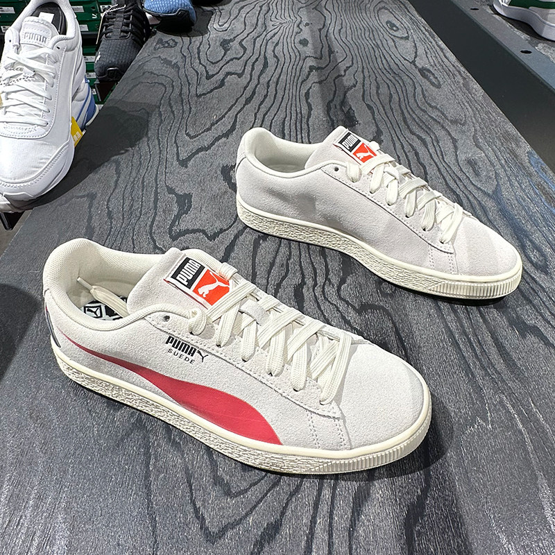 PUMA彪马男女情侣同款复古低帮经典板鞋 SUEDE SPRAYCAN 383396_虎窝淘