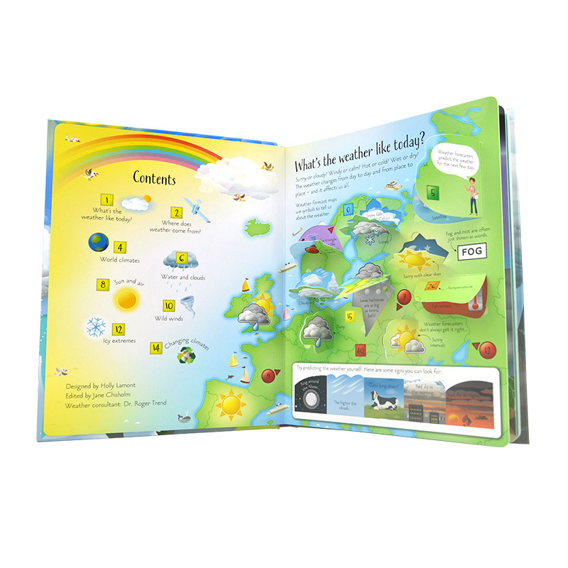 Usborne See Inside Weather and Climate尤斯伯恩看里面系列天气和气候立体翻翻纸板书儿童早教课外科普读物英文 ...
