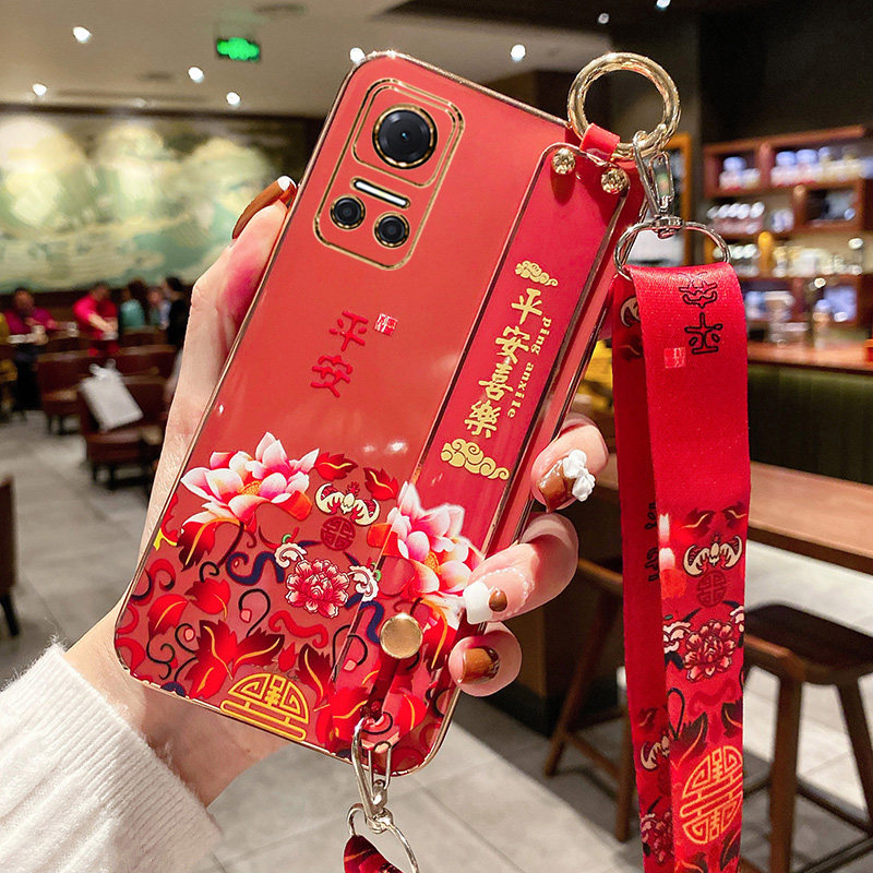 华为荣耀play6T手机壳paly6t保护5G保护硅胶套CMA一AN40中国风镜头全包honor防摔软壳CMAAN腕带挂绳6t5g女潮_虎窝淘