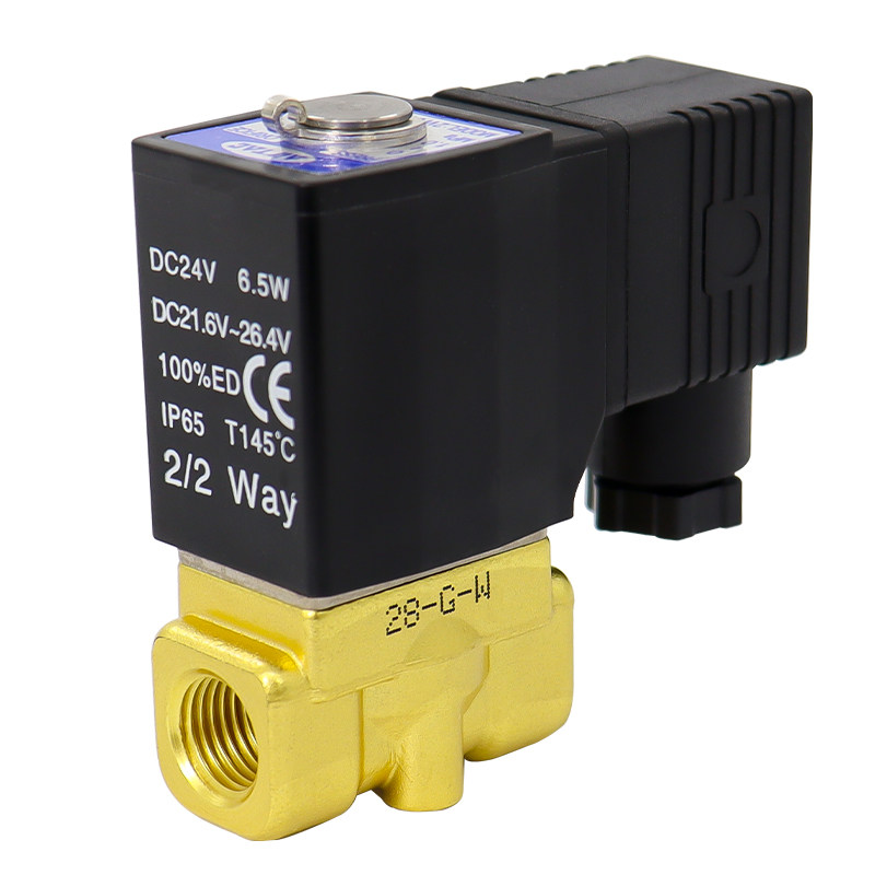 原装正品亚德客流体控制阀直动电磁阀水阀2W030-08/2W050-10/15B_虎窝淘